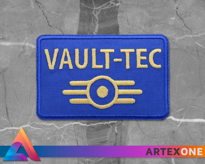 Fallout Vault-tec Corporation Emblem Iron-on Embroidered - Etsy