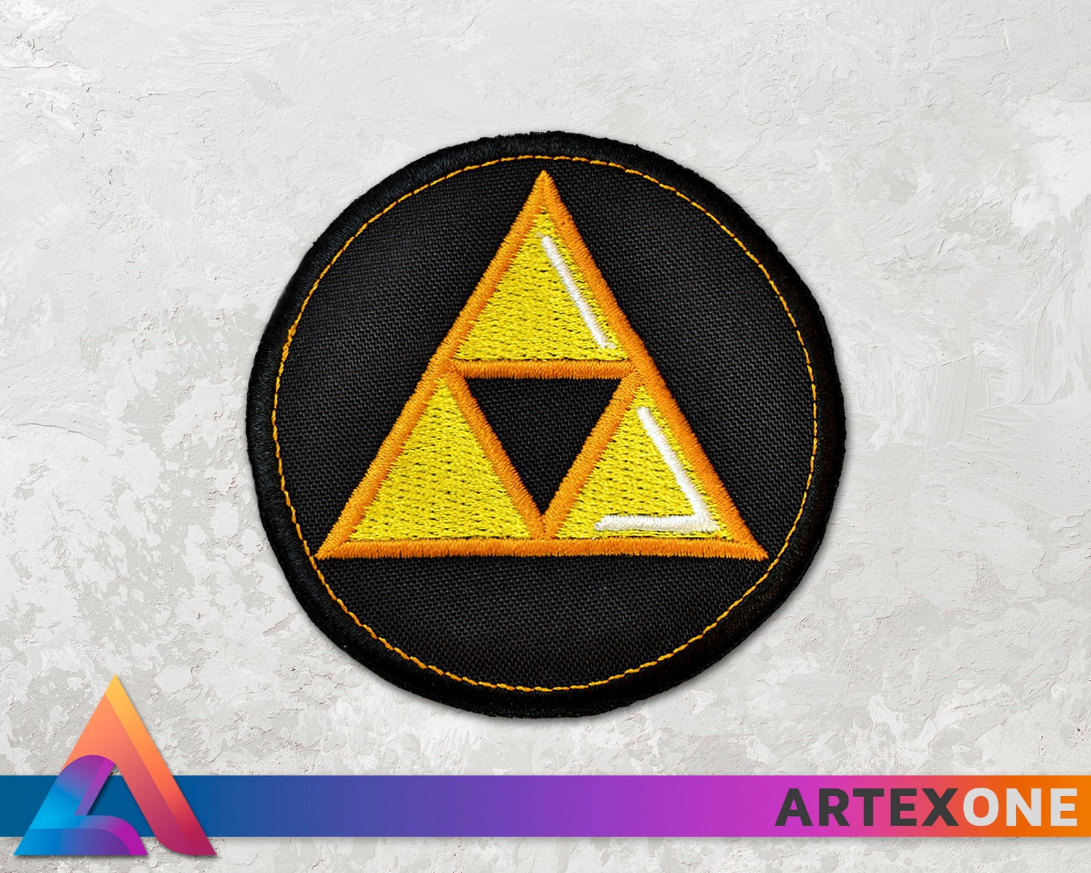 The Legend of Zelda Triforce Emblem Iron-on Embroidered Patch, Patches ...