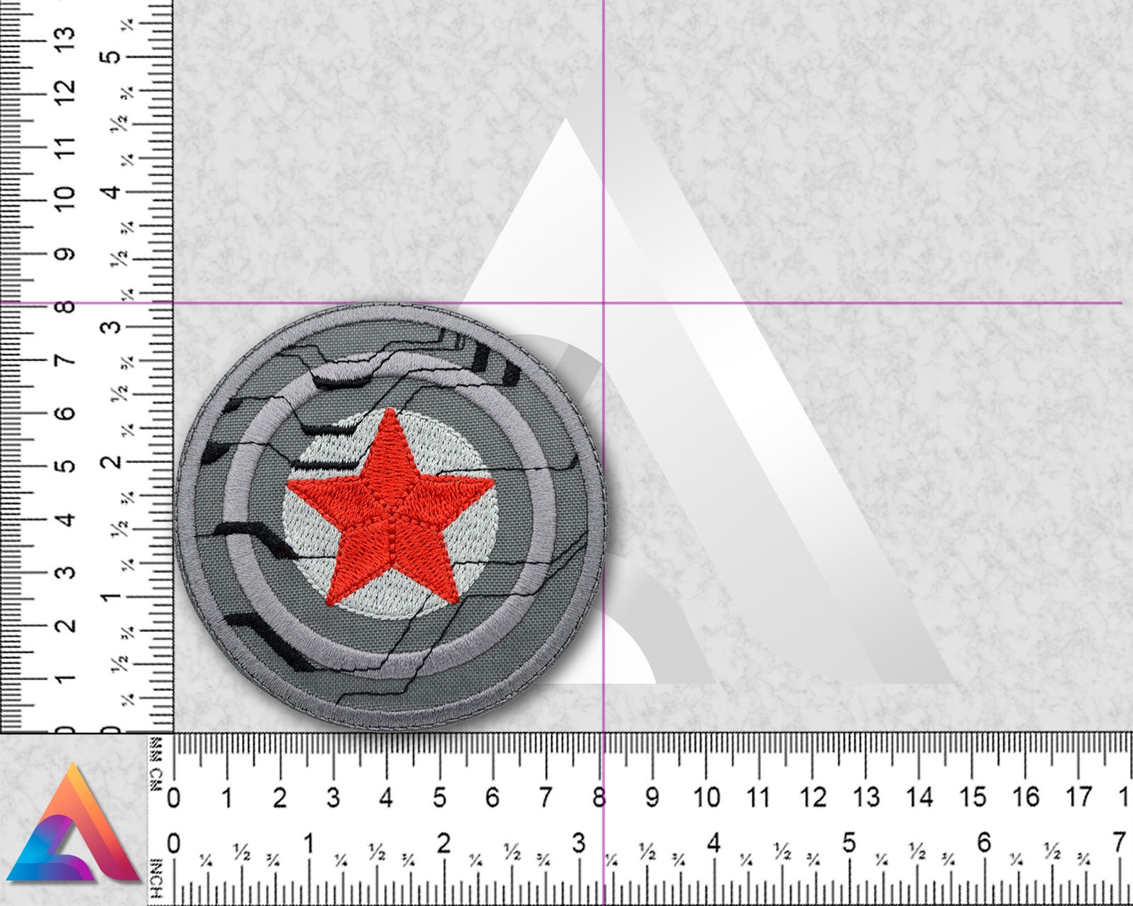 Winter Solider Bucky Barnes Arm Emblem Iron-on Embroidered - Etsy