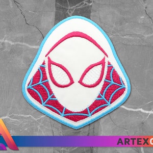 Spider-gwen Gwen Stacy Logo Emblem Iron-on Embroidered Patch, Patches ...