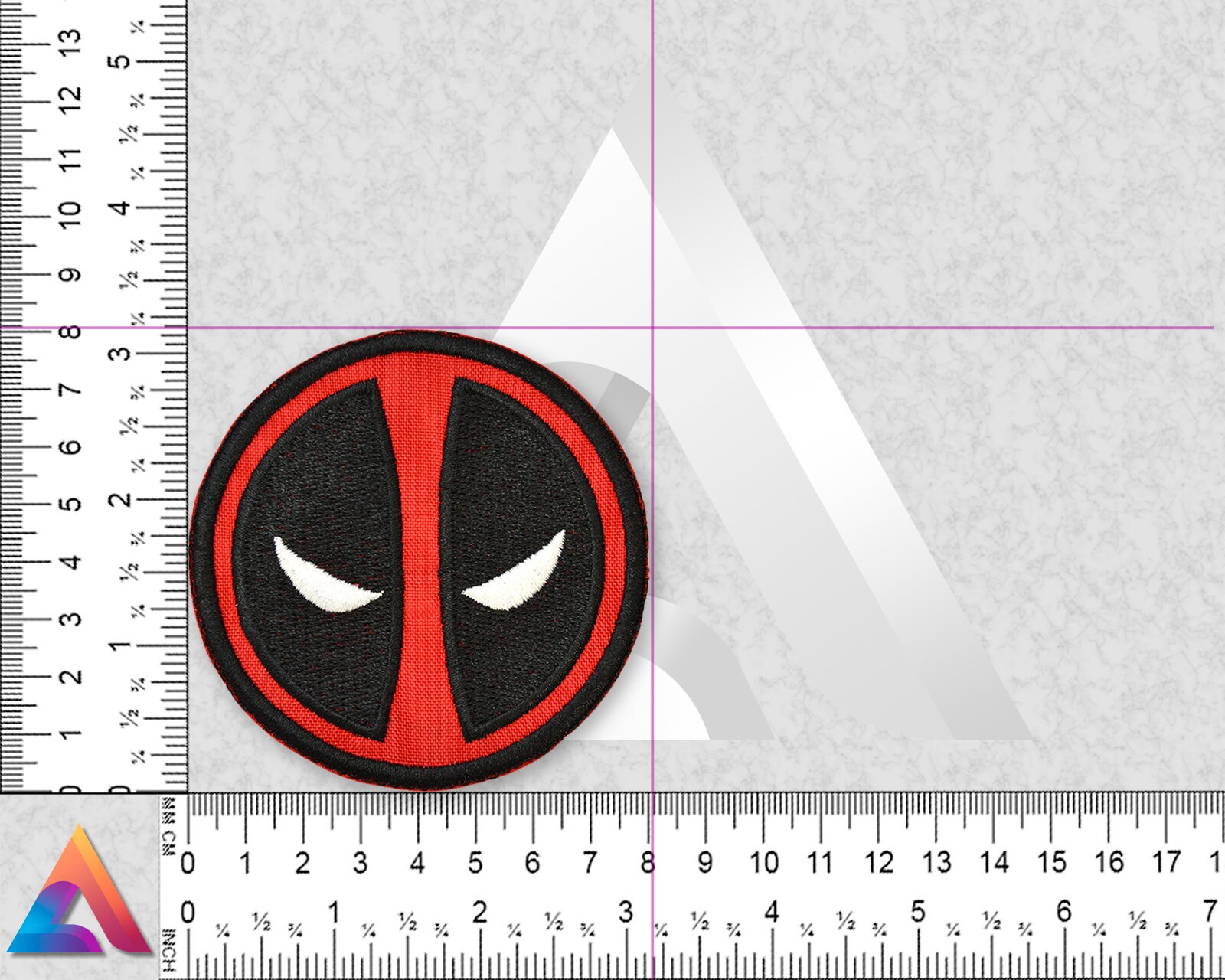 Deadpool Logo Embroidered Patch, Cosplay X-men (iron-on or Hook ...