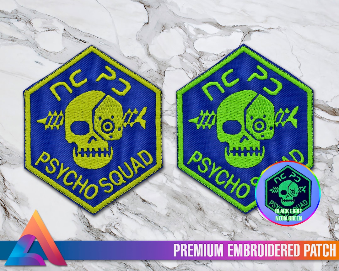 Psycho Squad NCPD Airsoft Velcro Iron-on Embroidered Patch - Etsy