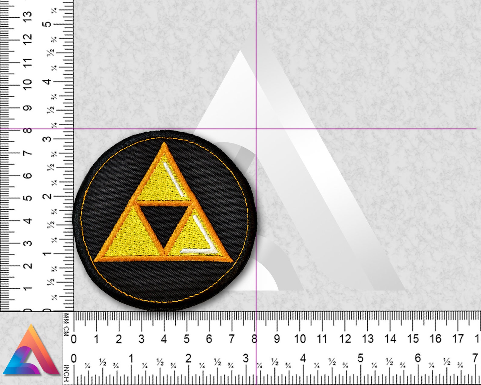 The Legend of Zelda Triforce Emblem Iron-on Embroidered Patch - Etsy