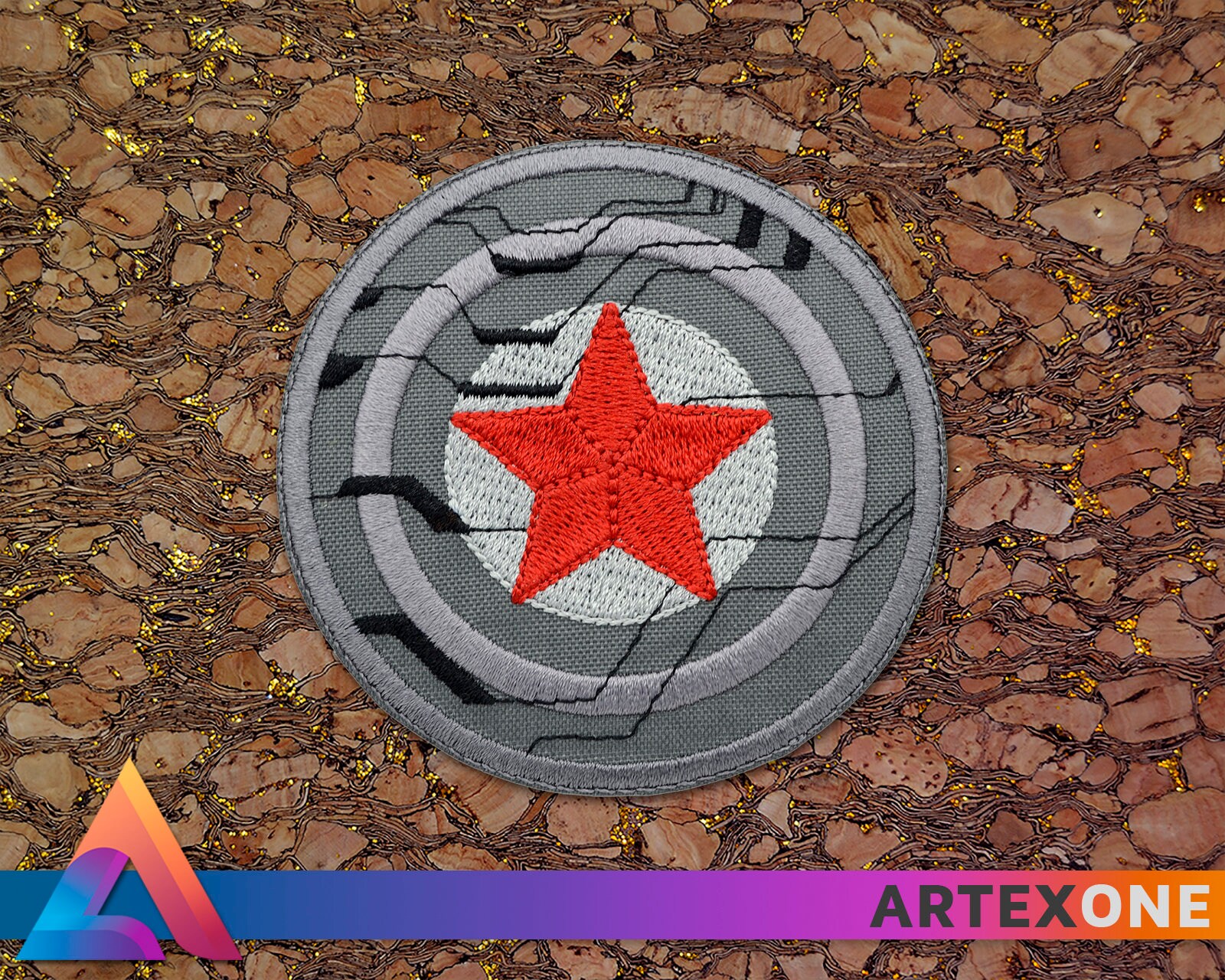 Winter Solider Bucky Barnes Arm Emblem Iron-on Embroidered | Etsy UK