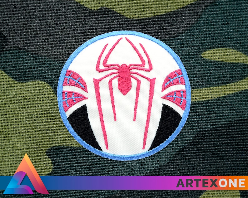 Spider-gwen Gwenom Chest Logo Embroidered Iron-on Patch, Cosplay (iron ...