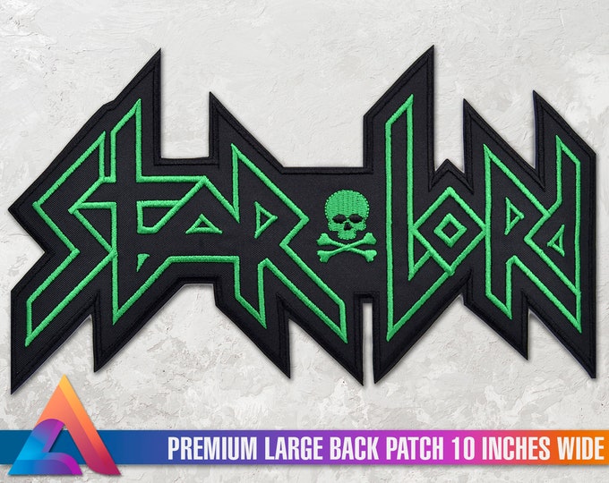 Star Lord Band Large Embroidered Iron-on Patch 10 INCHES - 26 CMS - Etsy