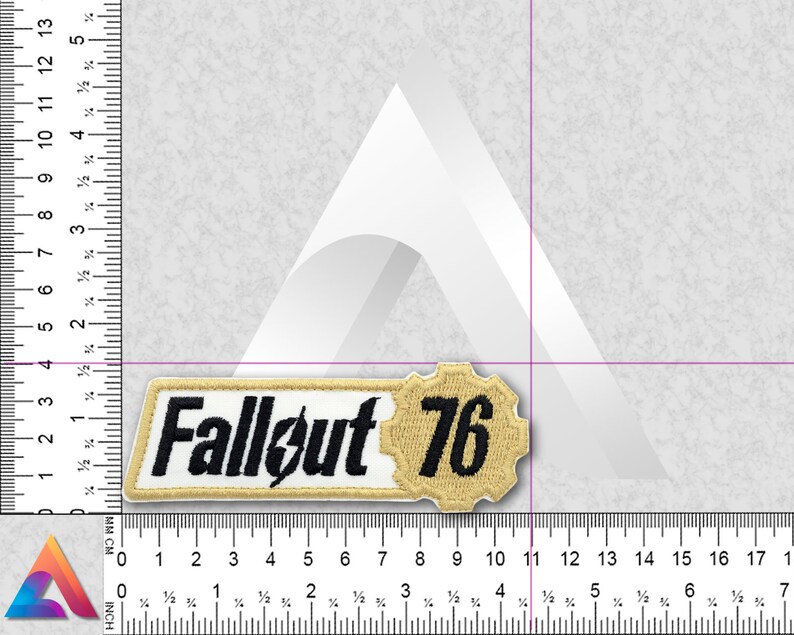 Fallout 76 Emblem Logo Iron-On Embroidered Patch Custom | Etsy