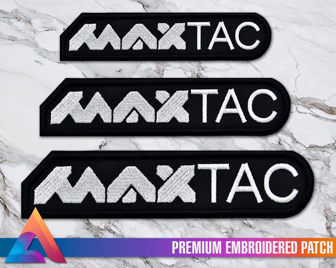 MAX-TAC Maximum Force Tactical Division - Embroidered Iron-on Patch ...