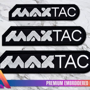 MAX-TAC Maximum Force Tactical Division - Embroidered Iron-on Patch ...