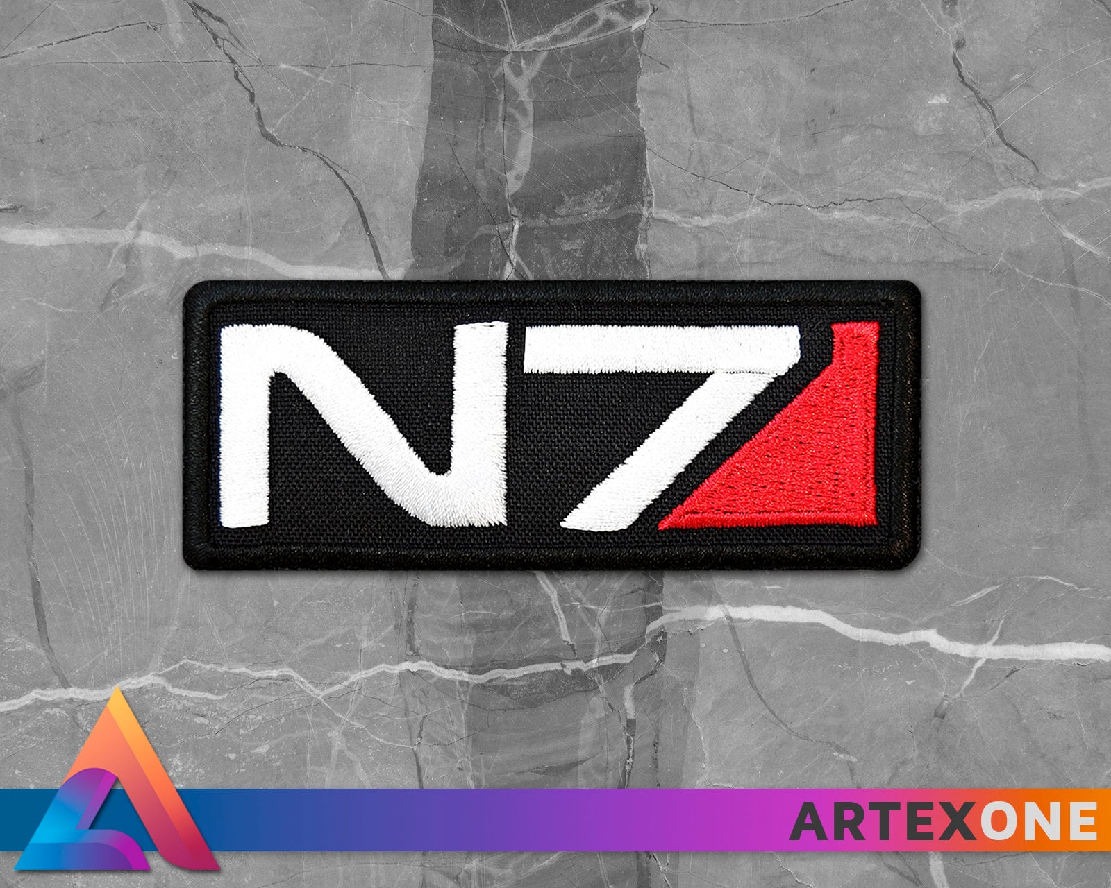 Mass Effect N7 Armor Emblem Commander Shepard Iron-On | Etsy