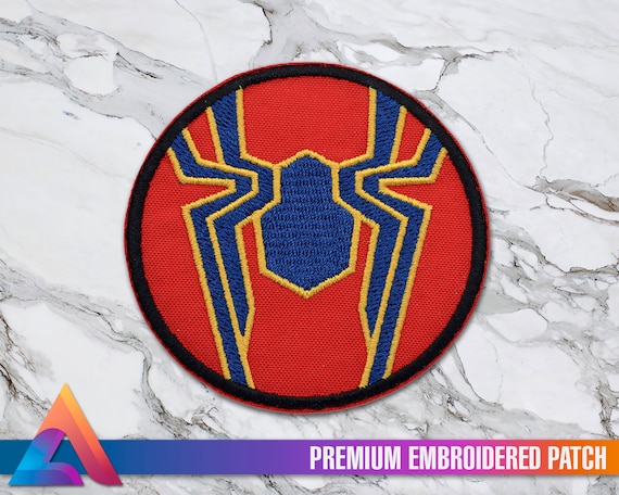 Spider-man Iron Suit Emblem Embroidered Patch Iron On - Etsy