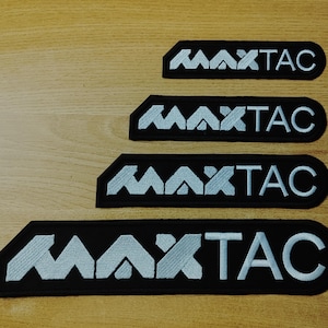 MAX-TAC Maximum Force Tactical Division - Embroidered Iron-on Patch ...