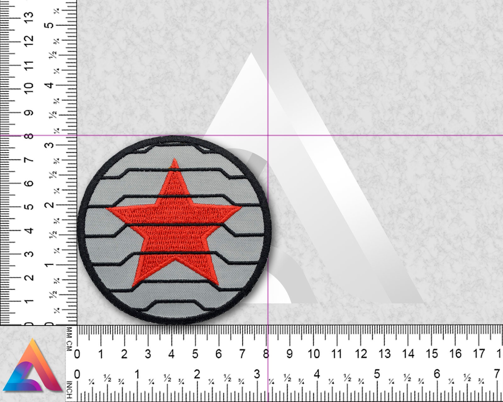 Winter Solider, Bucky Barnes, Arm Emblem Iron-on Embroidered Patch ...