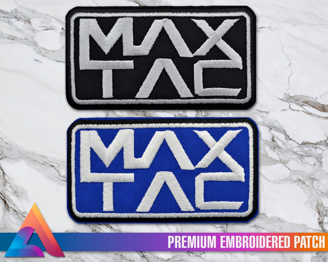MAX-TAC Maximum Force Tactical Division - Embroidered Iron-on Patch ...