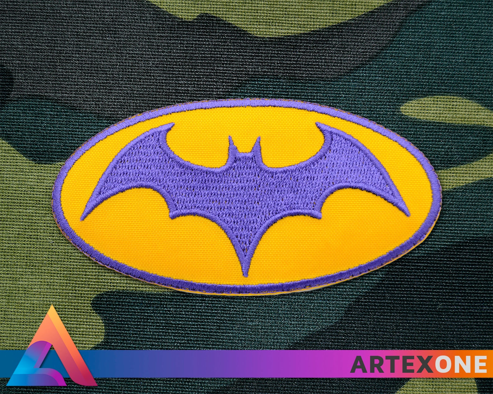 Bat for Girl Chest Emblem Logo Batarang Iron-on Embroidered Patch - Etsy