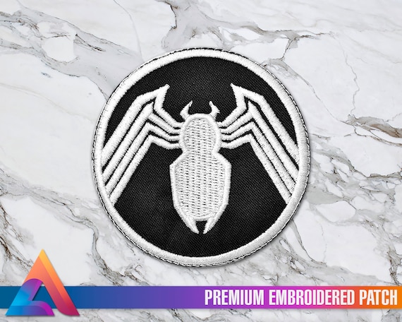 Spider-man Venom Symbiote Iron-on Sew-on Embroidered Patch | Etsy