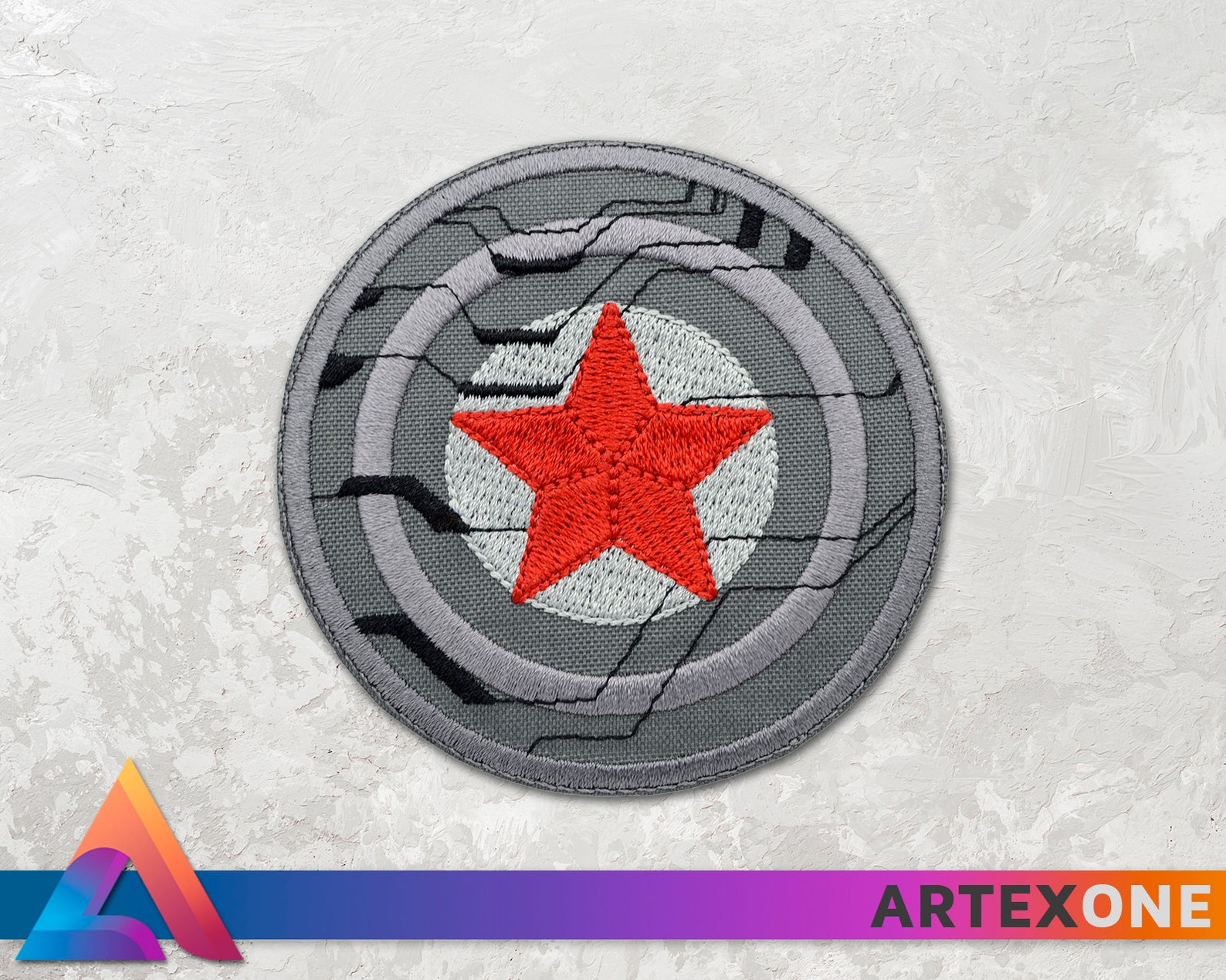 Winter Solider Bucky Barnes Arm Emblem Iron-on Embroidered - Etsy