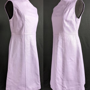 Vintage Mod / 1960s Style Purple Leather Dress ' Mordex ' - Etsy