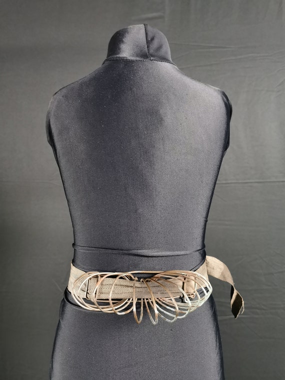 Victorian Antique c. 1880s Childs? Wire Coil Bustle - Gem