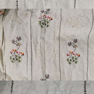 Exquisite Pre Victorian / Victorian Antique 1830s Floral Print Dress - Etsy