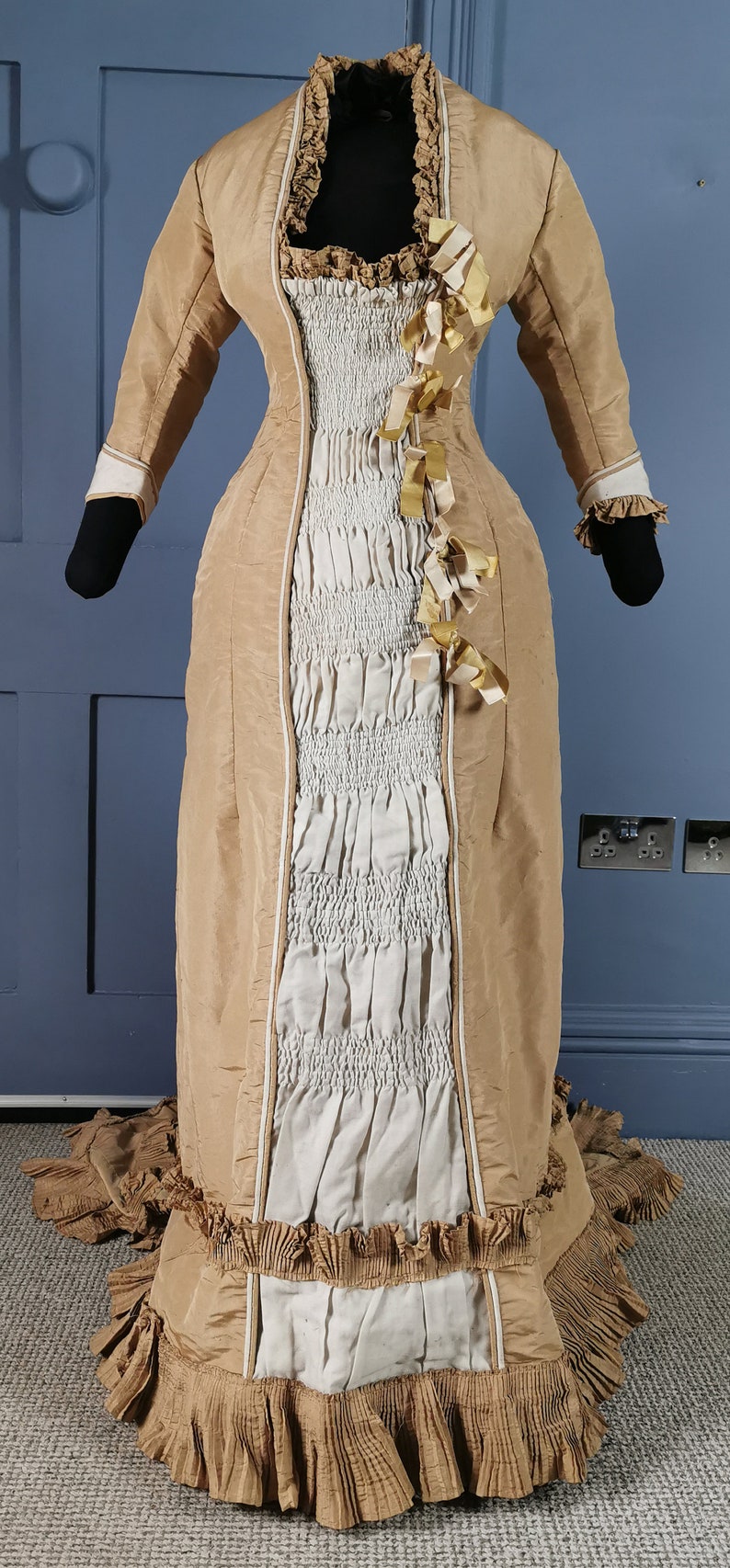 Stunning Late 1870s Princess / Natural Form Bustle Dress - Etsy Canada