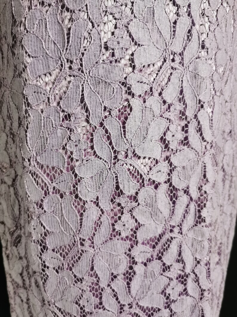 Smart Vintage Fashion 1950s Purple Lace Cocktail Dress - Etsy
