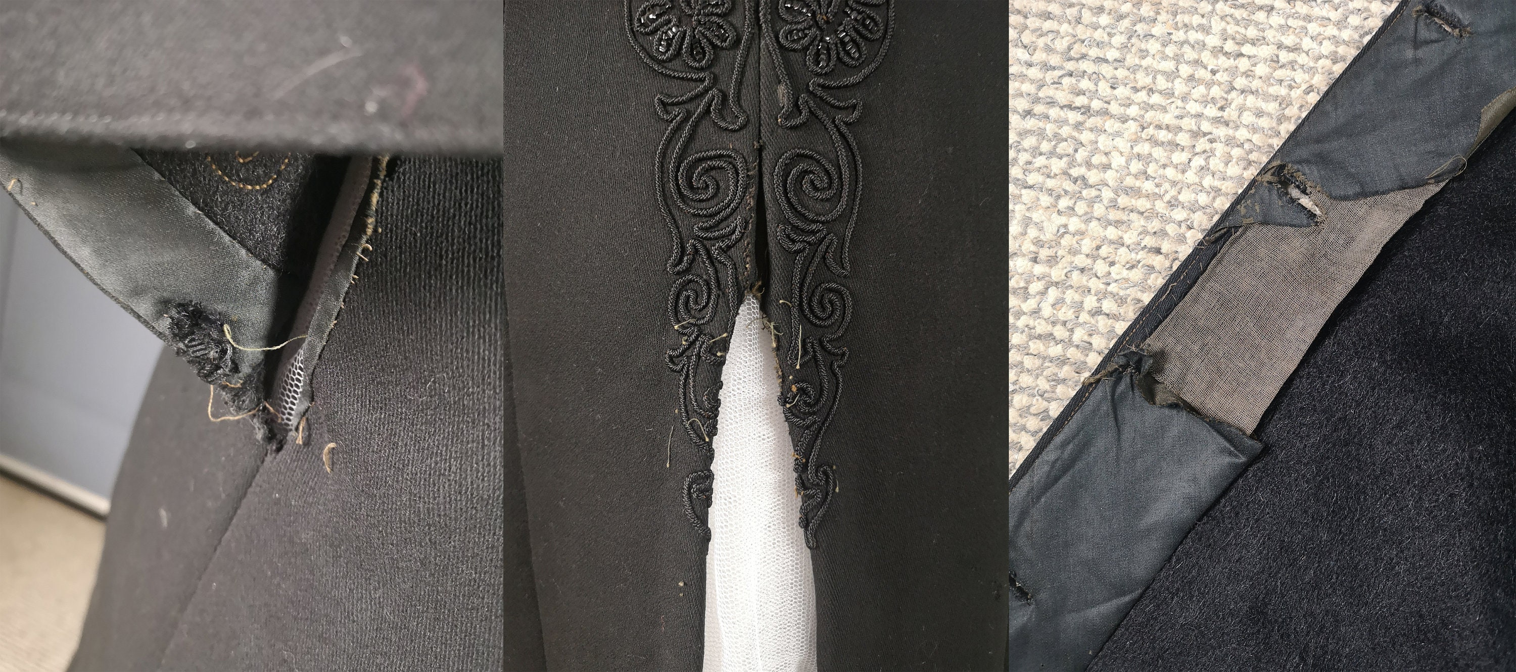 Rare 1870s / 1880s Natural Form Era Bustle Mourning Coat - Etsy