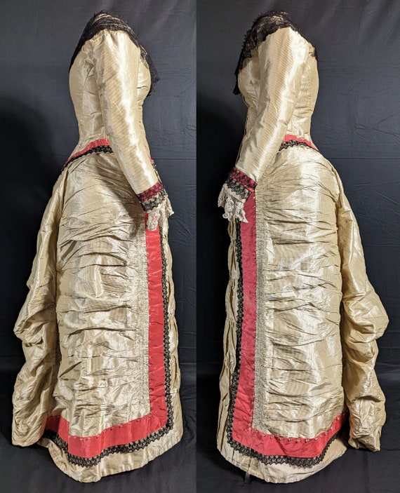 RARE Victorian Antique Fashion Early 1880s Natural Fo… - Gem
