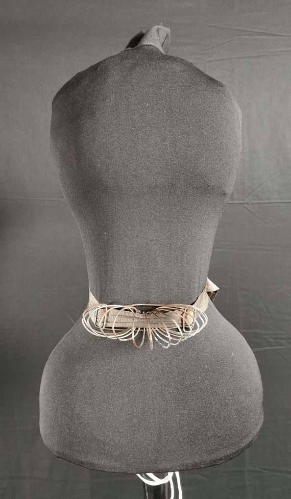 Victorian Antique c. 1880s Childs? Wire Coil Bustle - Gem