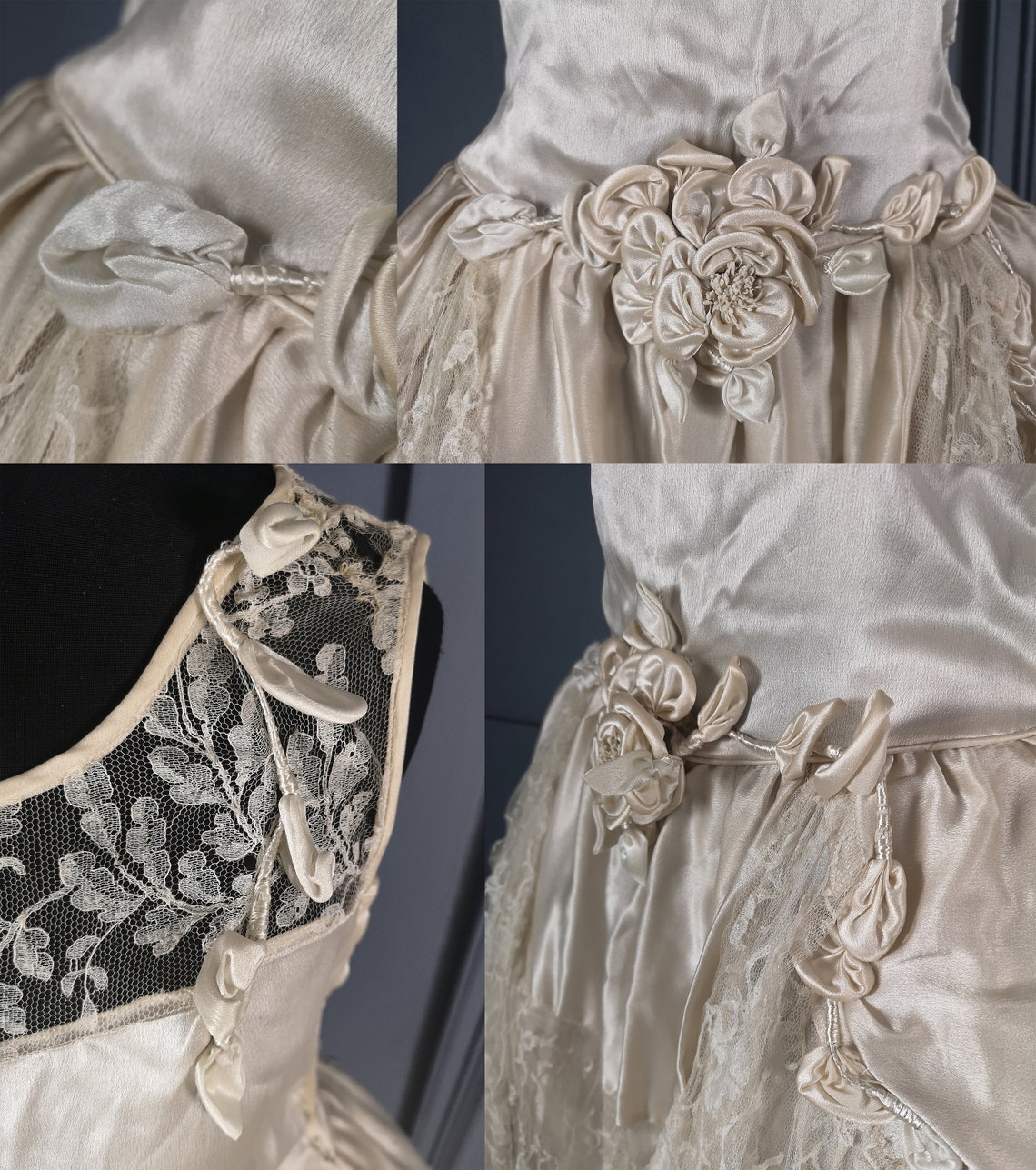 RARE & Exquisite Antique / Vintage 1920s ' Robe De Style ' Wedding ...