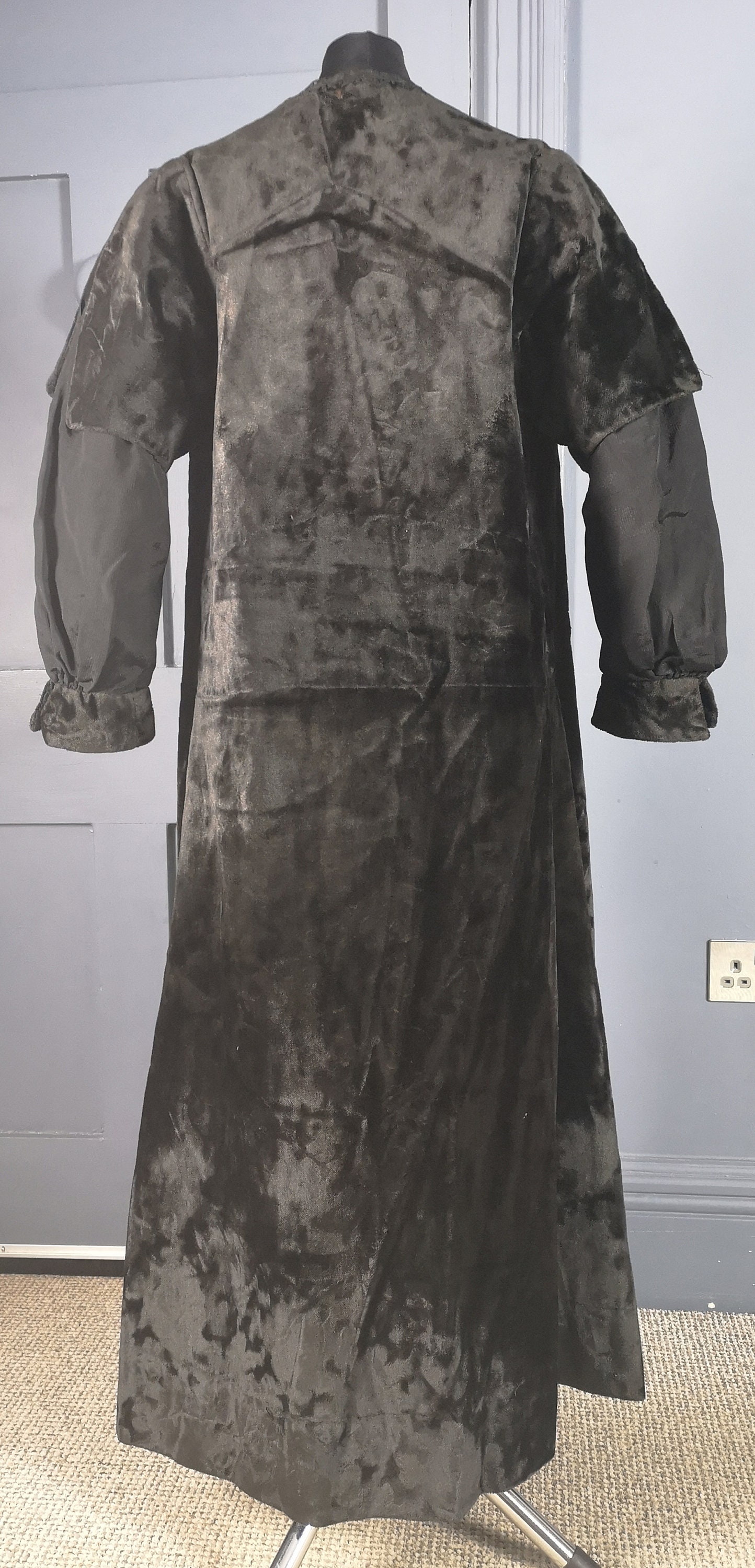 Stylish Antique Edwardian 1900s / 1910s Velvet Mourning Coat - Etsy