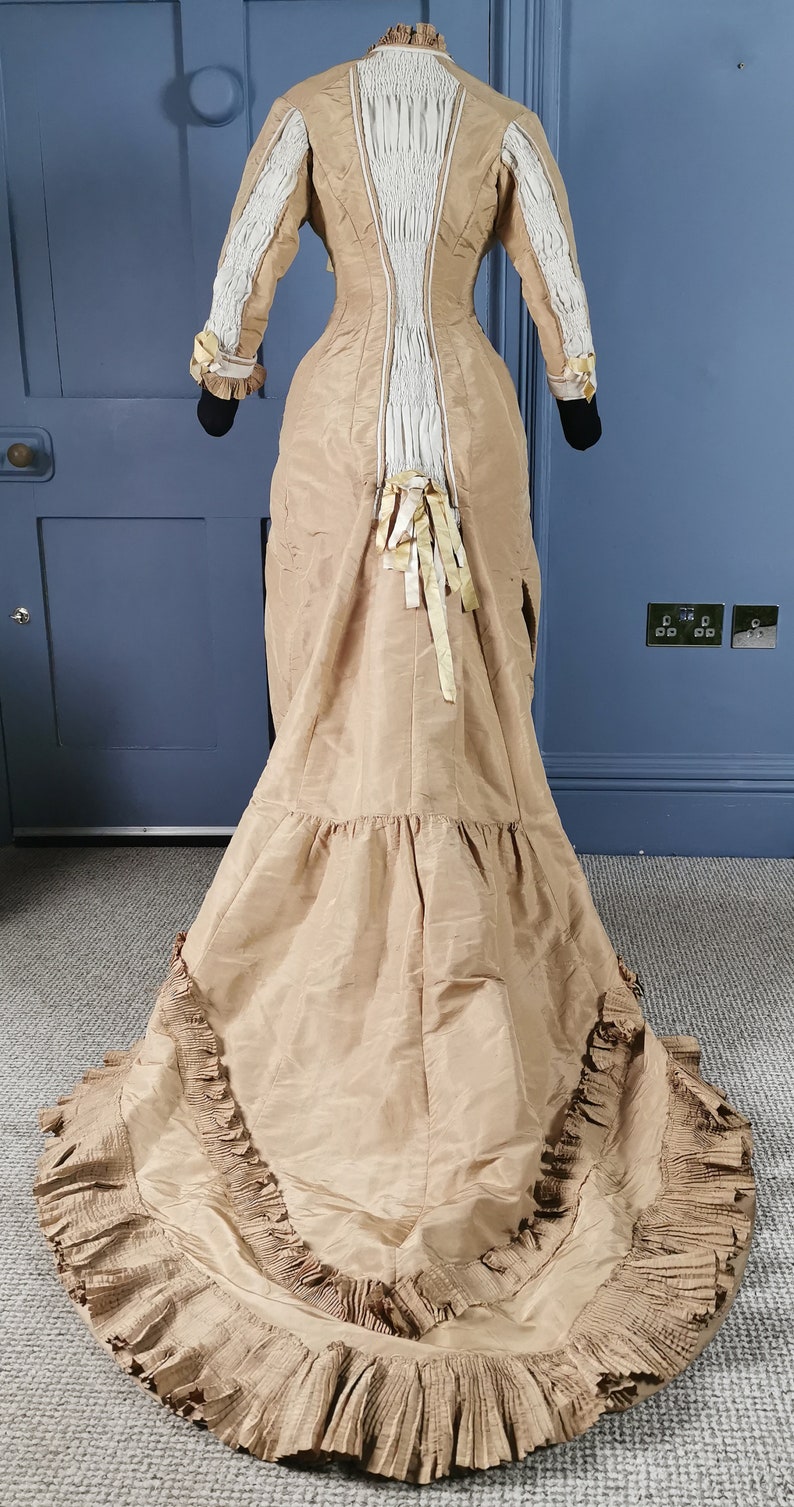 Stunning Late 1870s Princess / Natural Form Bustle Dress - Etsy Canada