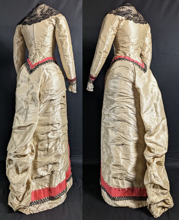 RARE Victorian Antique Fashion Early 1880s Natural Fo… - Gem