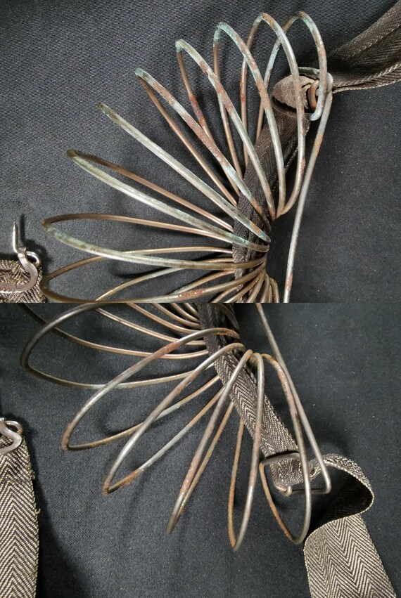 Victorian Antique c. 1880s Childs? Wire Coil Bustle - Gem