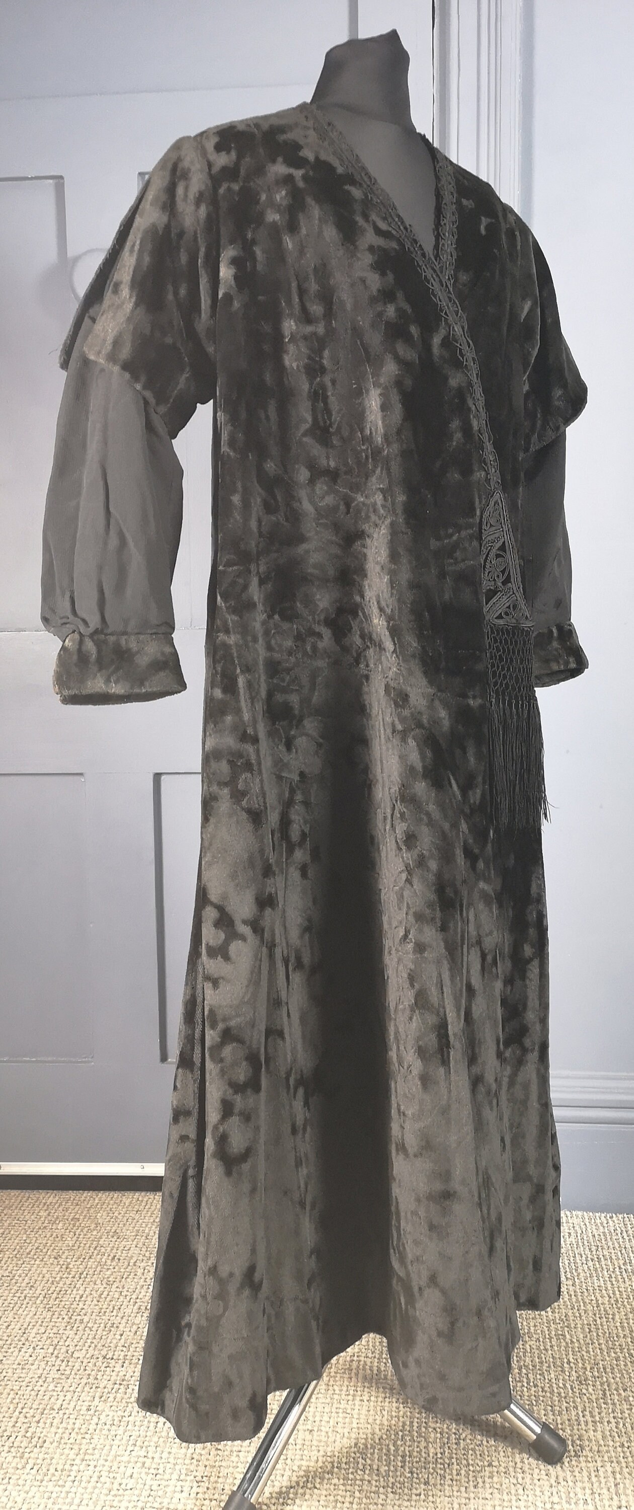 Stylish Antique Edwardian 1900s / 1910s Velvet Mourning Coat - Etsy