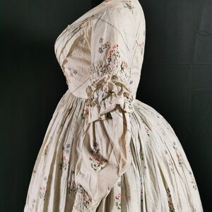 Exquisite Pre Victorian / Victorian Antique 1830s Floral Print Dress - Etsy