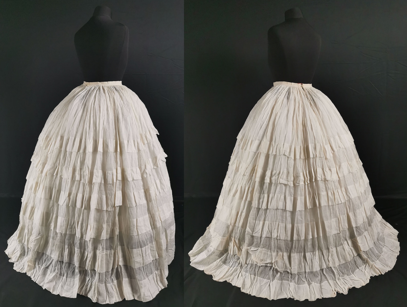 Victorian Antique 1850s / 1860s Crinoline Domed Petticoat - Etsy