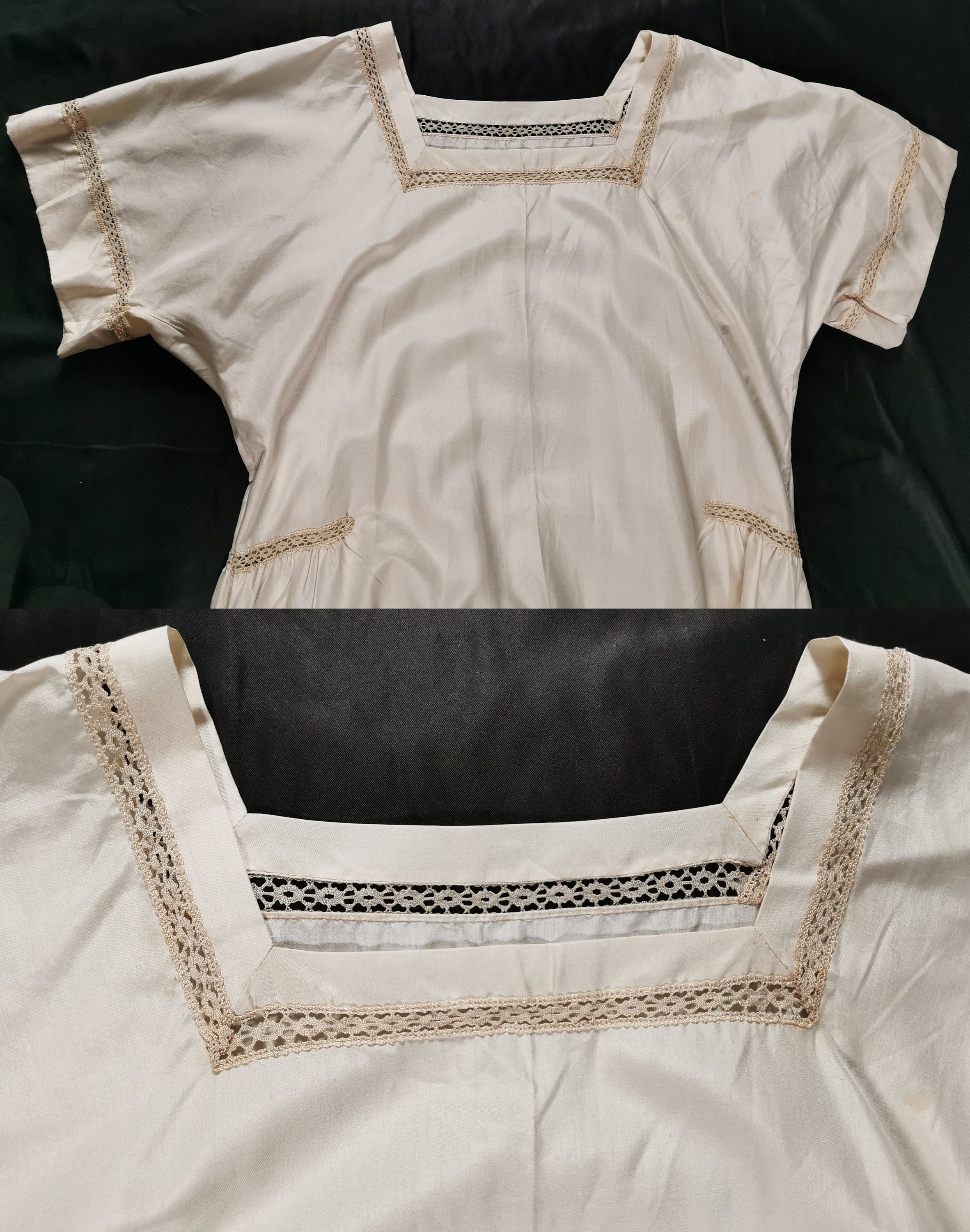Antique 1910s / 1920s Silk Negligee / Nightgown / Summer - Etsy