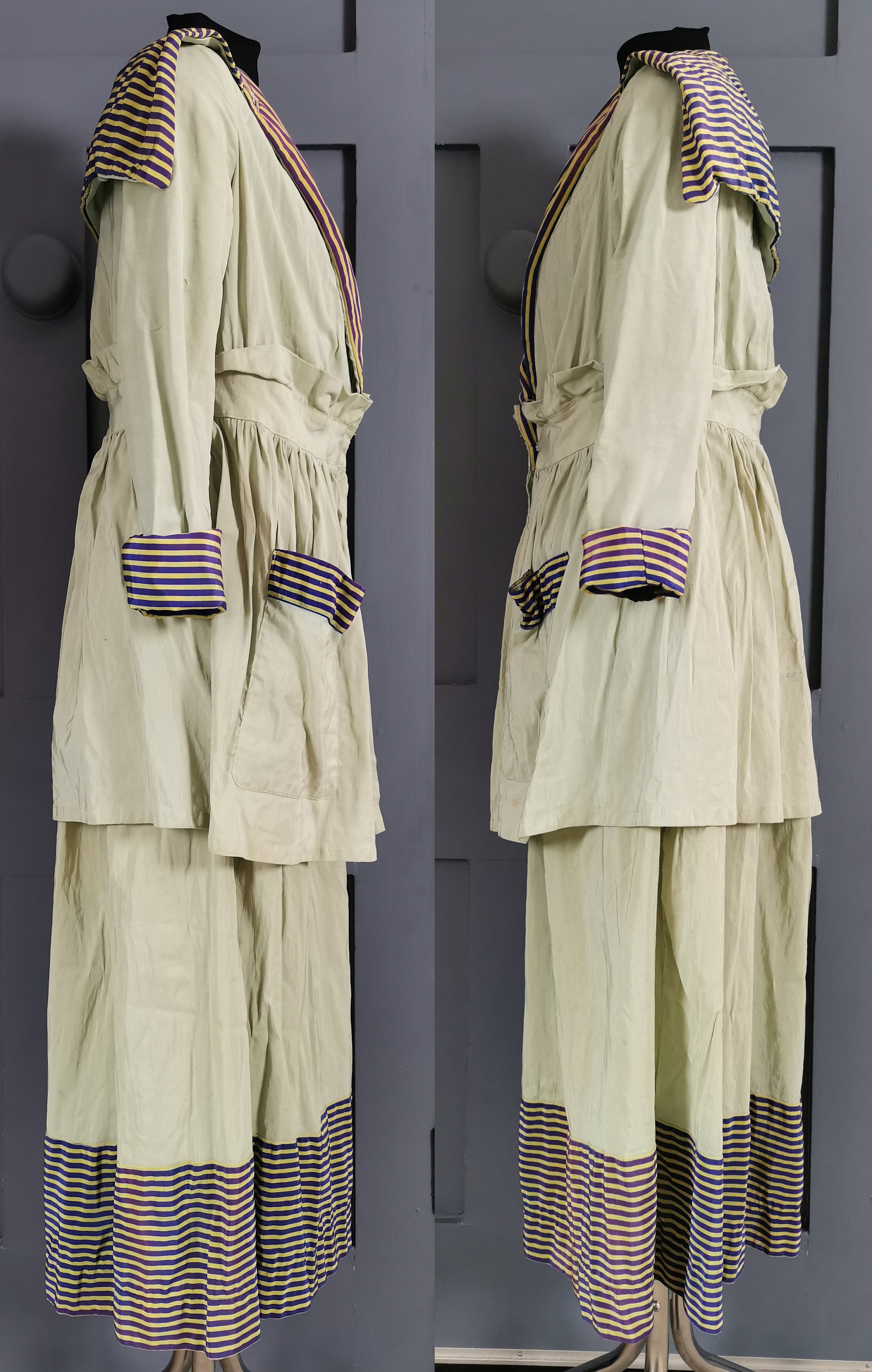 RARE Antique Chanel Style 1910s / WW1 Era Silk Sport Suit / Tennis ...