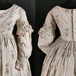 Exquisite Pre Victorian / Victorian Antique 1830s Floral Print Dress - Etsy