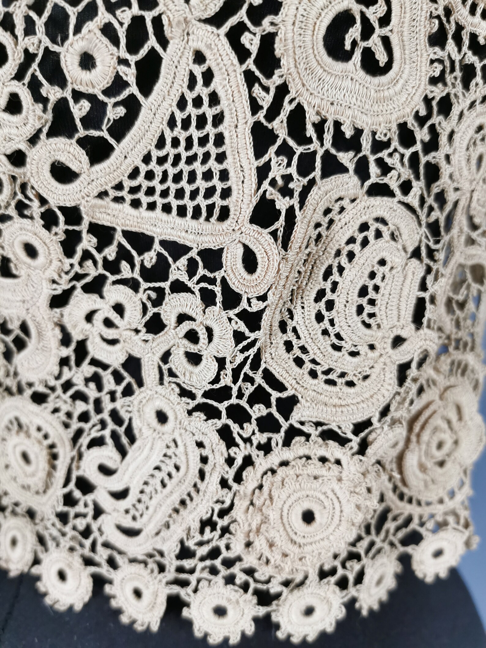 Antique Victorian / Edwardian 1890s / 1900s Irish Crochet Lace - Etsy