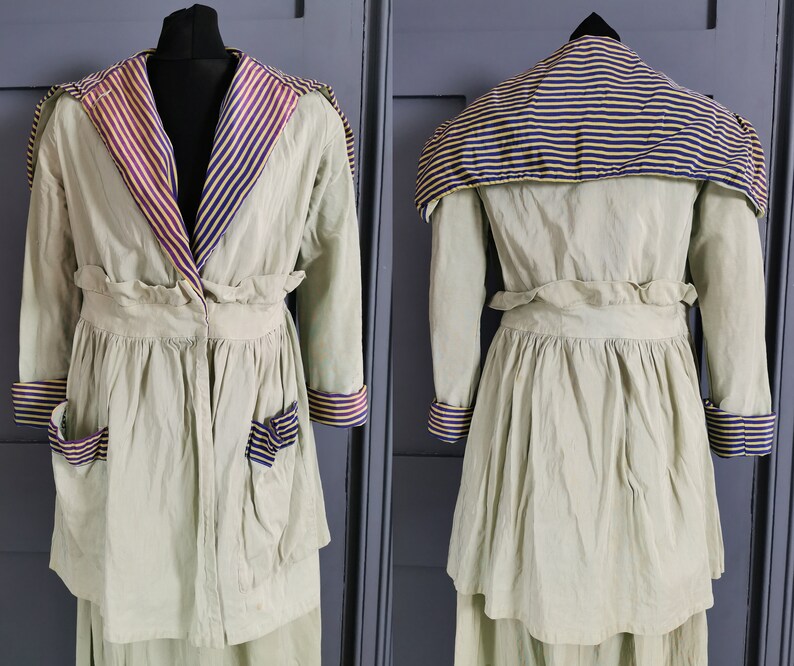 RARE Antique Chanel Style 1910s / WW1 Era Silk Sport Suit / Tennis ...