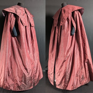 RARE Museum Quality Regency / Early Victorian 1820s / 1830s Silk Cloak ...