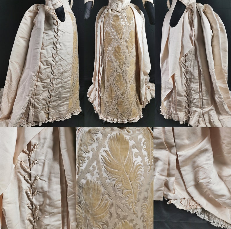 MUSEUM QUALITY Victorian Antique High Fashion 1880s Bustle - Etsy