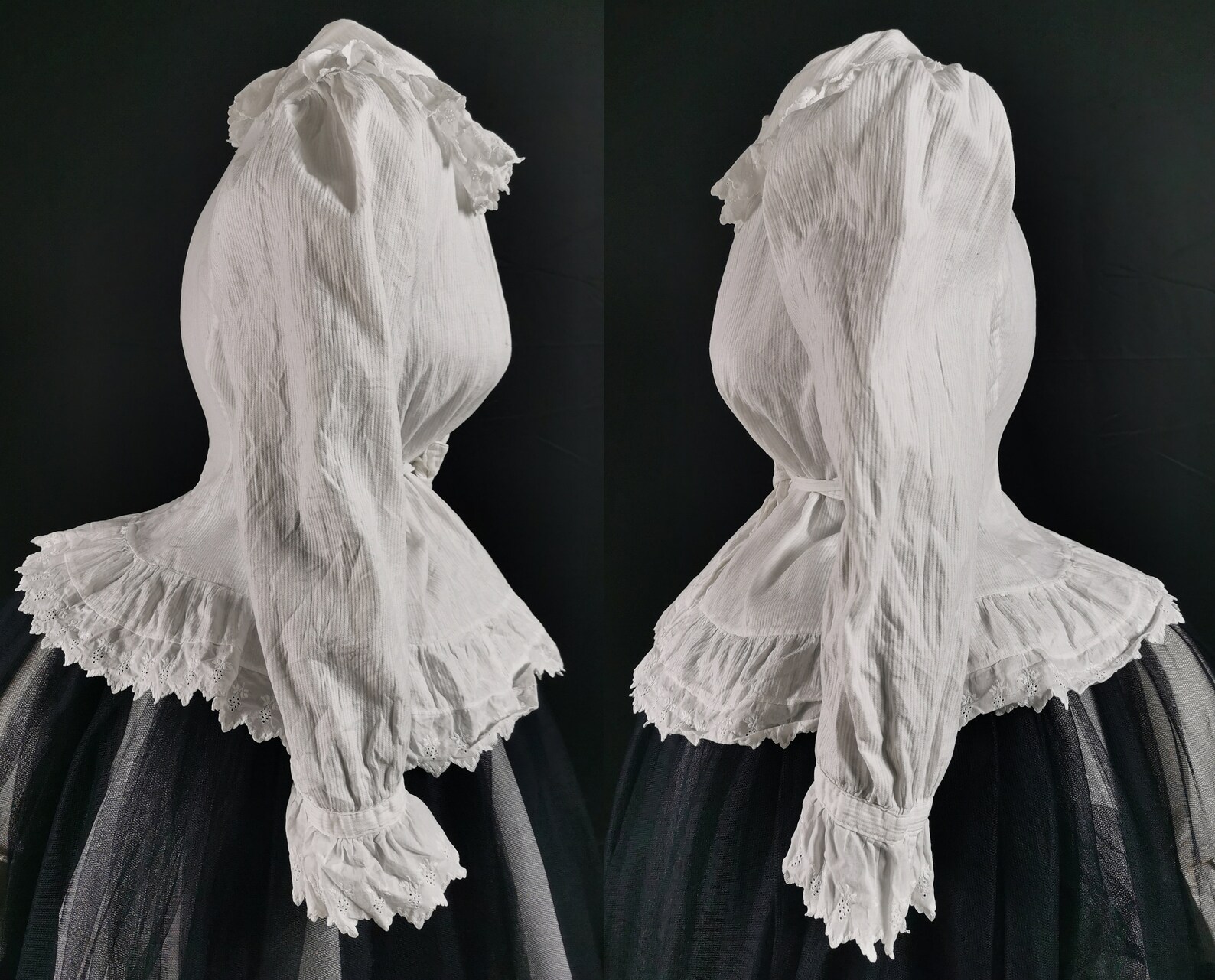Elegant Victorian Antique 1880s / 1890s Bustle Morning / | Etsy