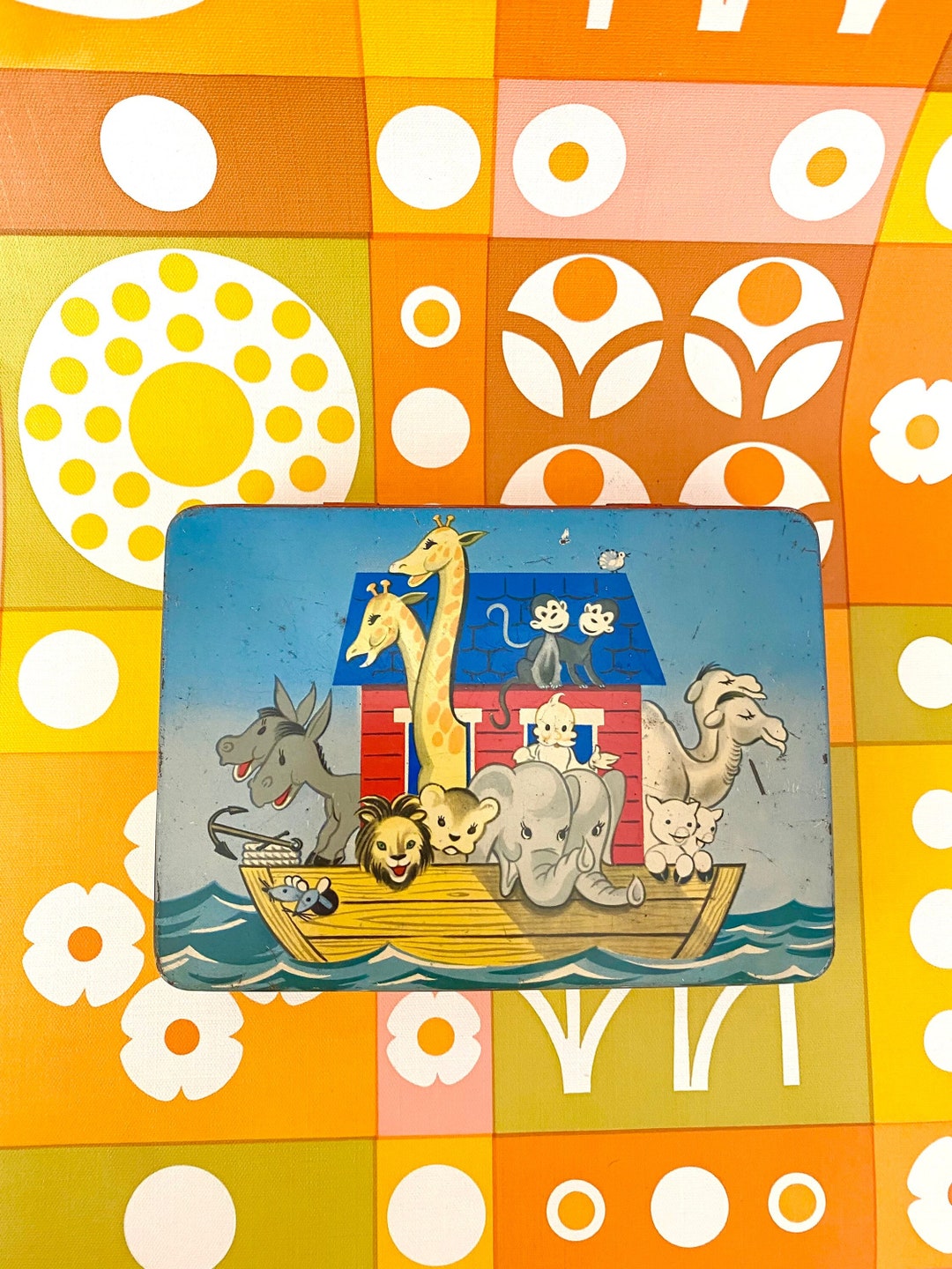 Vintage Tin Edward Sharp & Son 60s 70s Noah's Arc Animals - Etsy