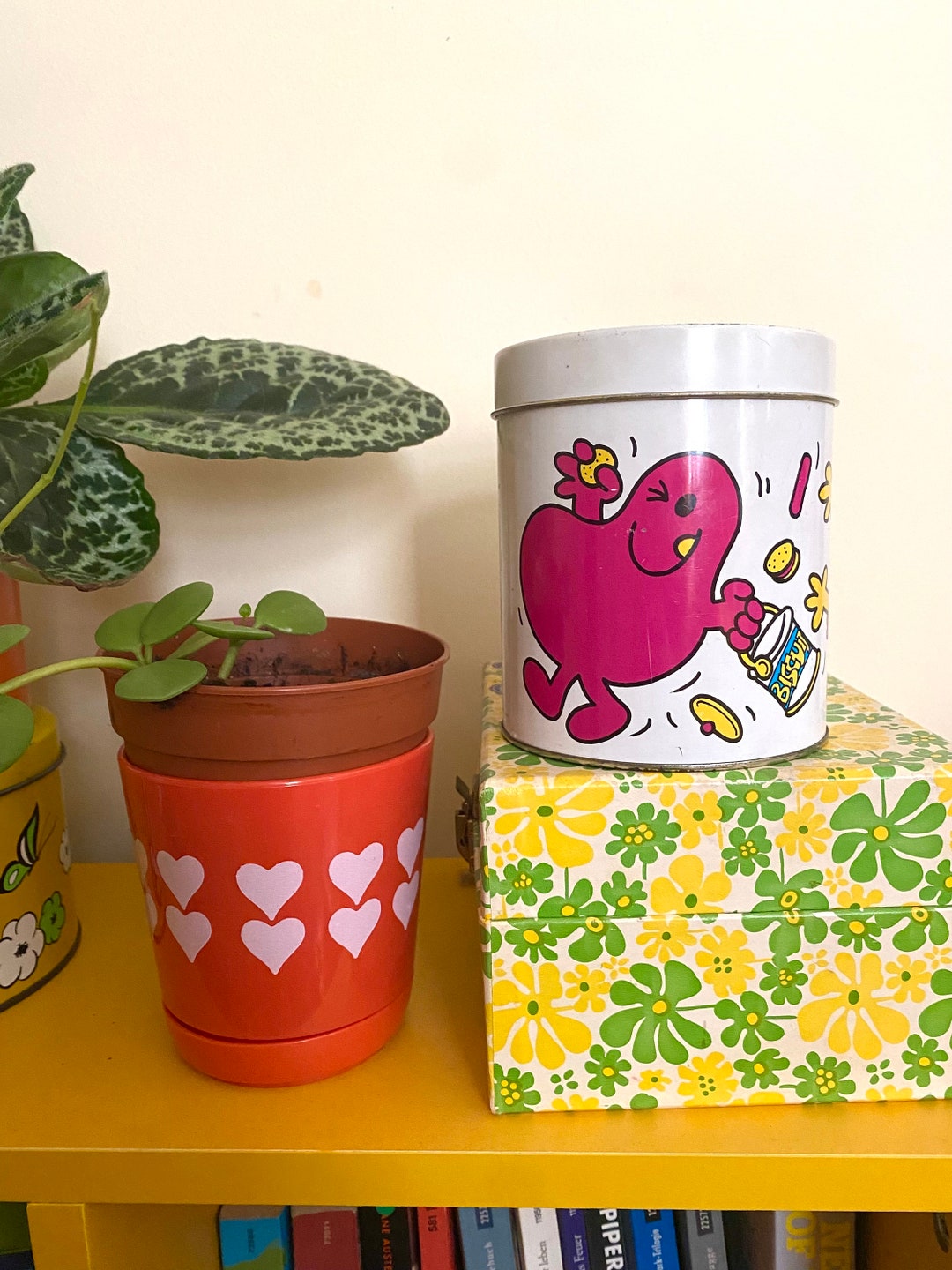 Mr. Men Tin Vintage Biscuits Roger Hargreaves 70s Retro - Etsy