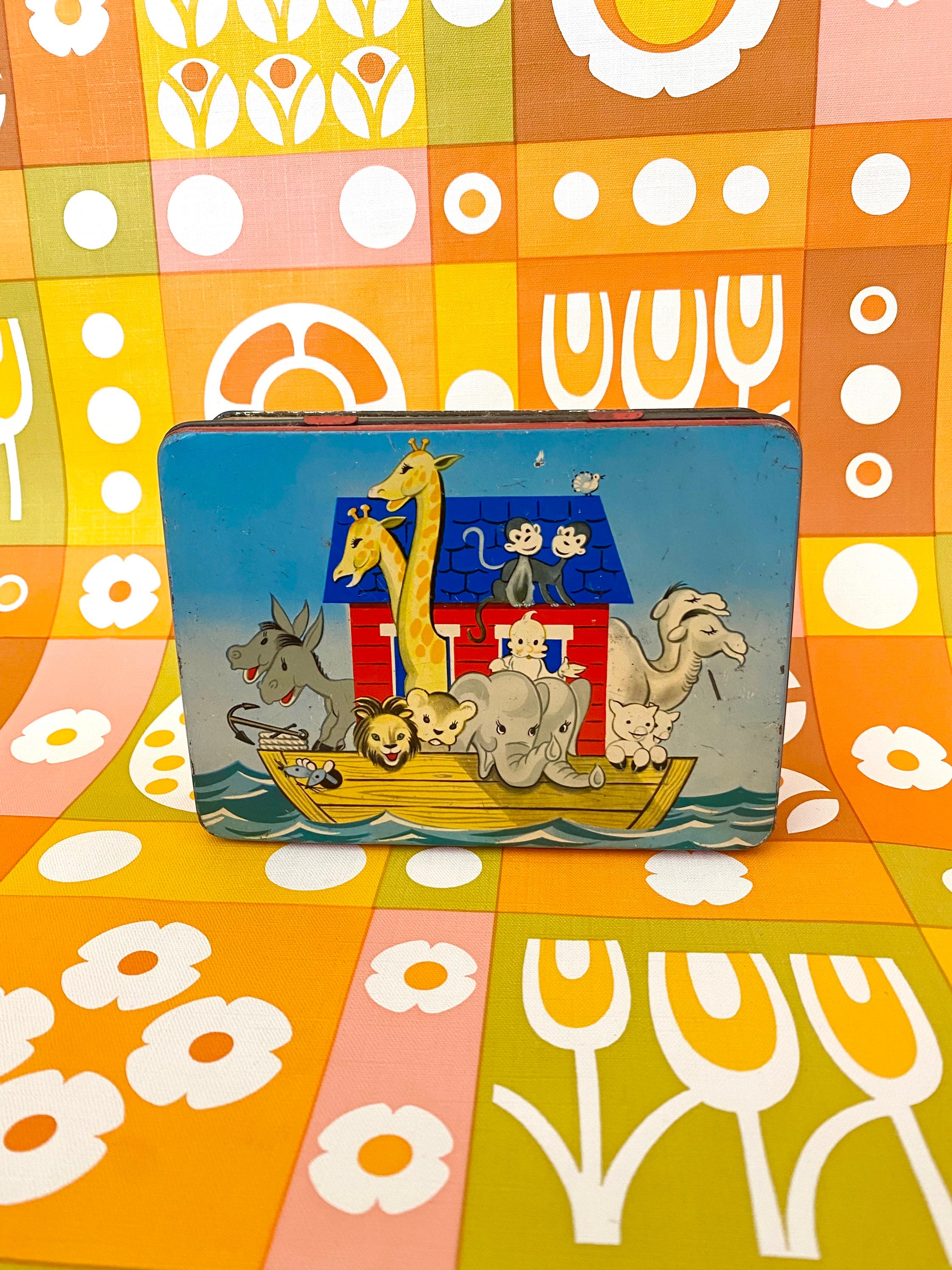 Vintage Tin Edward Sharp & Son 60s 70s Noah's Arc Animals - Etsy