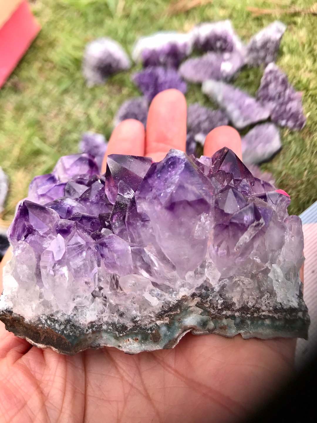 Beautiful Amethyst Crystal Clusters Gem Stone, Large Single Point ...