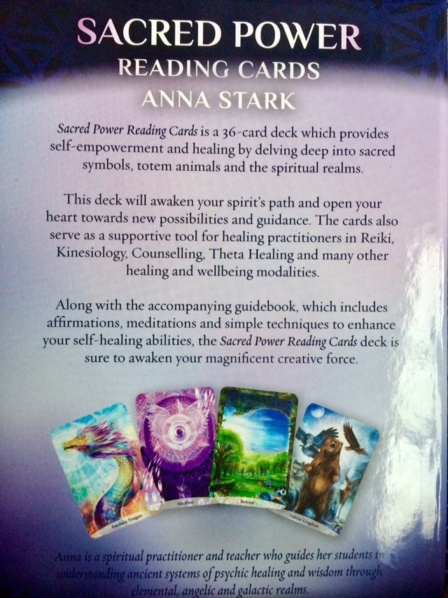 Sacred Power Oracle Guidance Cards, Spiritual Healing Gift Pack - Etsy